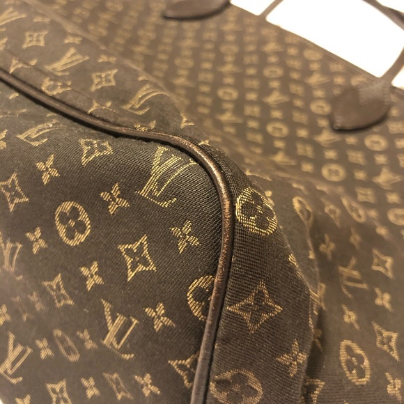 Louis Vuitton | Bags | Louis Vuitton Ebene Mini Lin Idylle Neverfull ...
